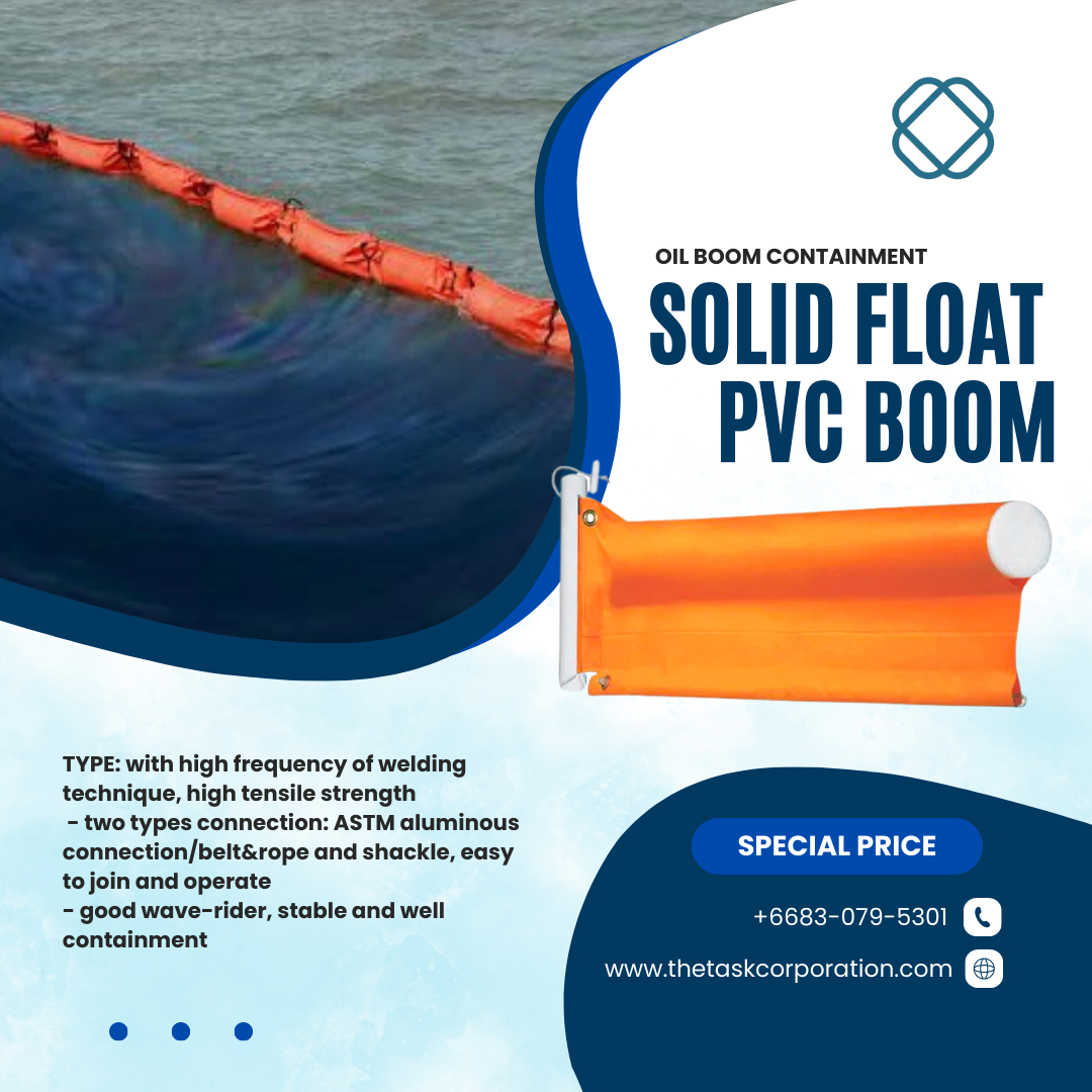 PVC Inflatable Spill Containment Boom (TTC01) – บริษัท เดอะ ทัสค์ คอร์เ ...