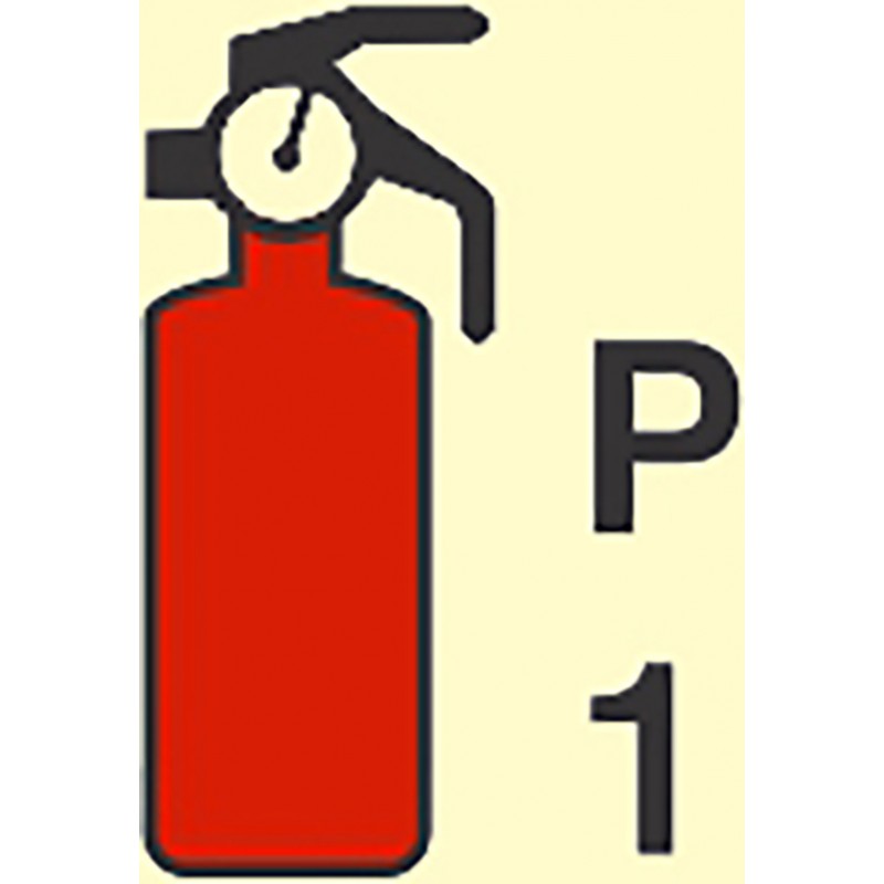 FIRE CONTROL SIGN POWDER(P1) FIRE EXTINGUISHER 150x150 MM – บริษัท เดอะ ...